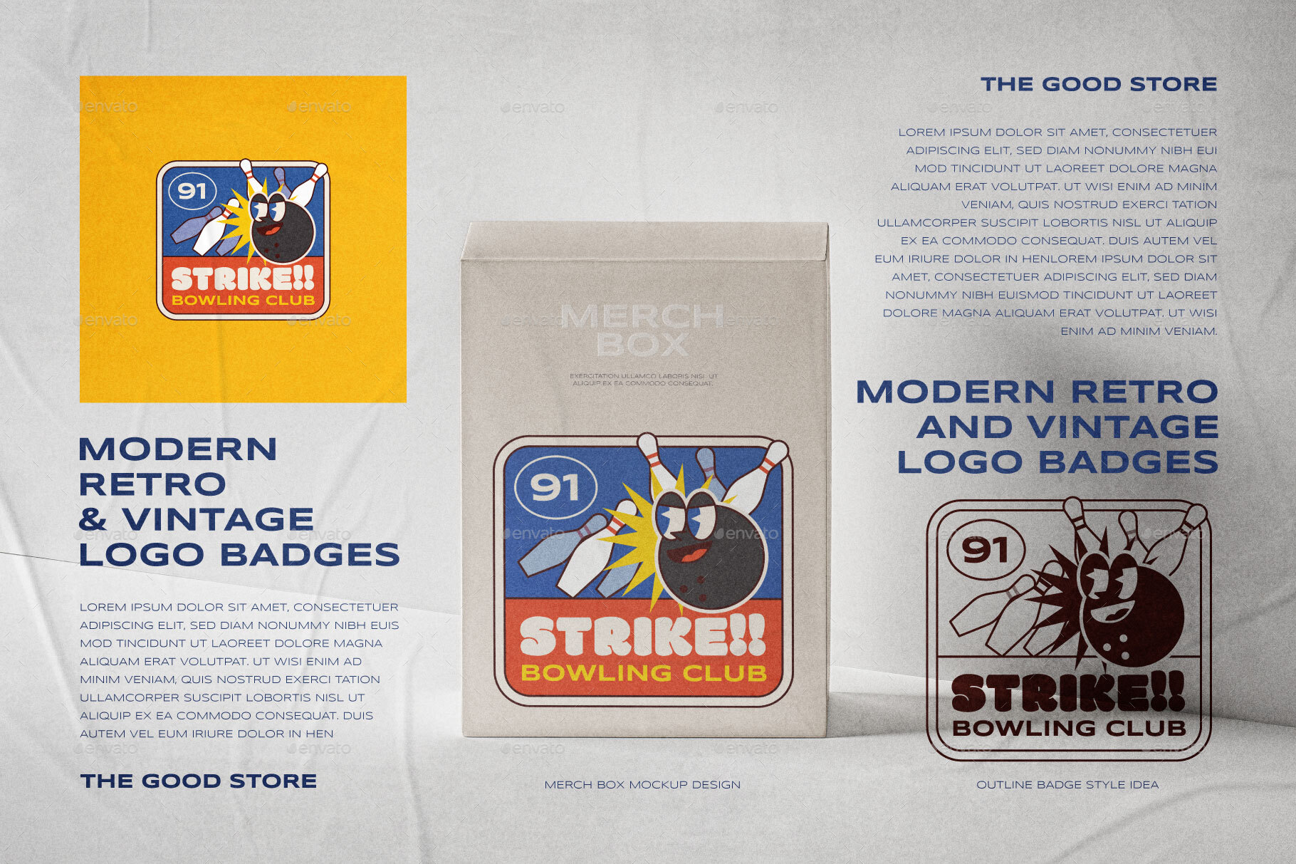 Illustration Logo Badges Vol. 13, Web Elements | GraphicRiver