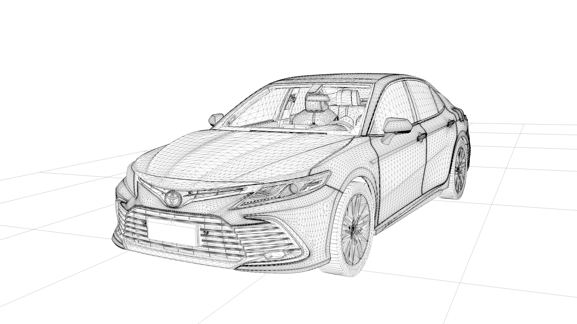 2021 Toyota Camry 2.5Q by EA09studio | 3DOcean
