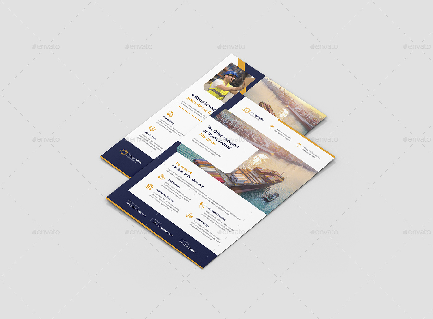 Flyer – Transportation, Print Templates | GraphicRiver