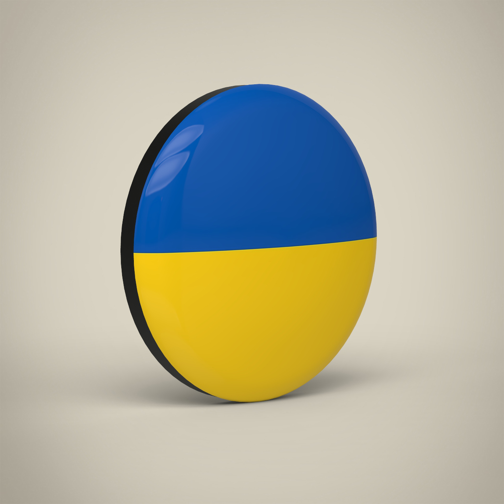 Ukraine Badge by deepocean3d | 3DOcean