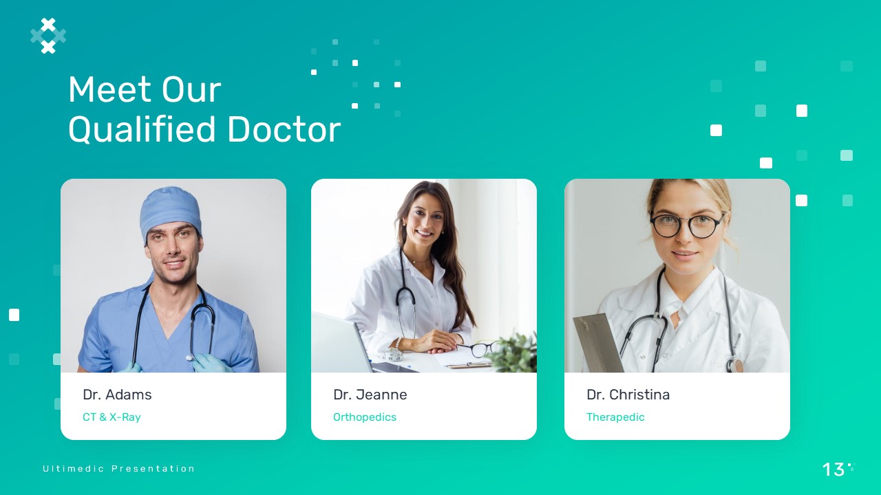 Ultimedic Medical Professional PowerPoint Template, Presentation Templates