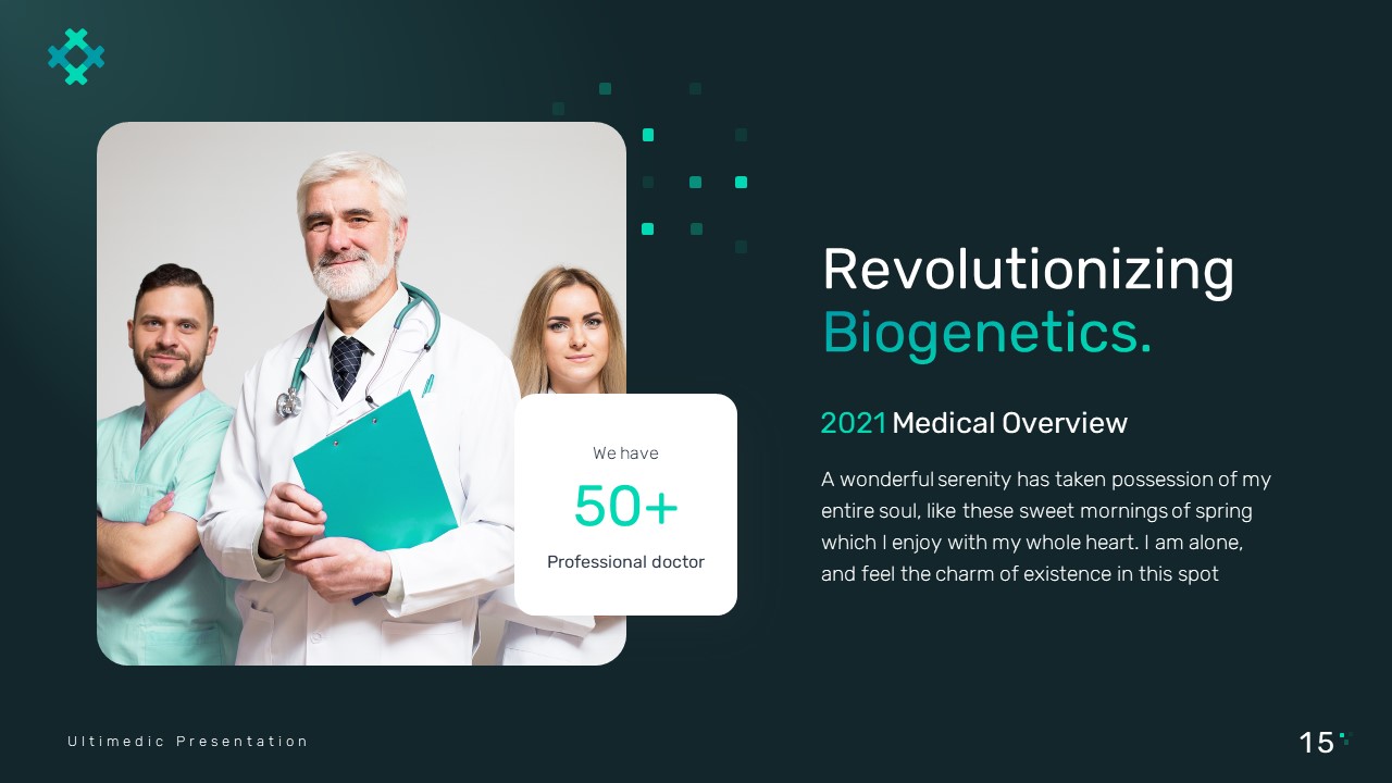 Ultimedic Medical Professional PowerPoint Template, Presentation Templates