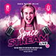 Space Streaming Flyer Template, Print Templates | GraphicRiver