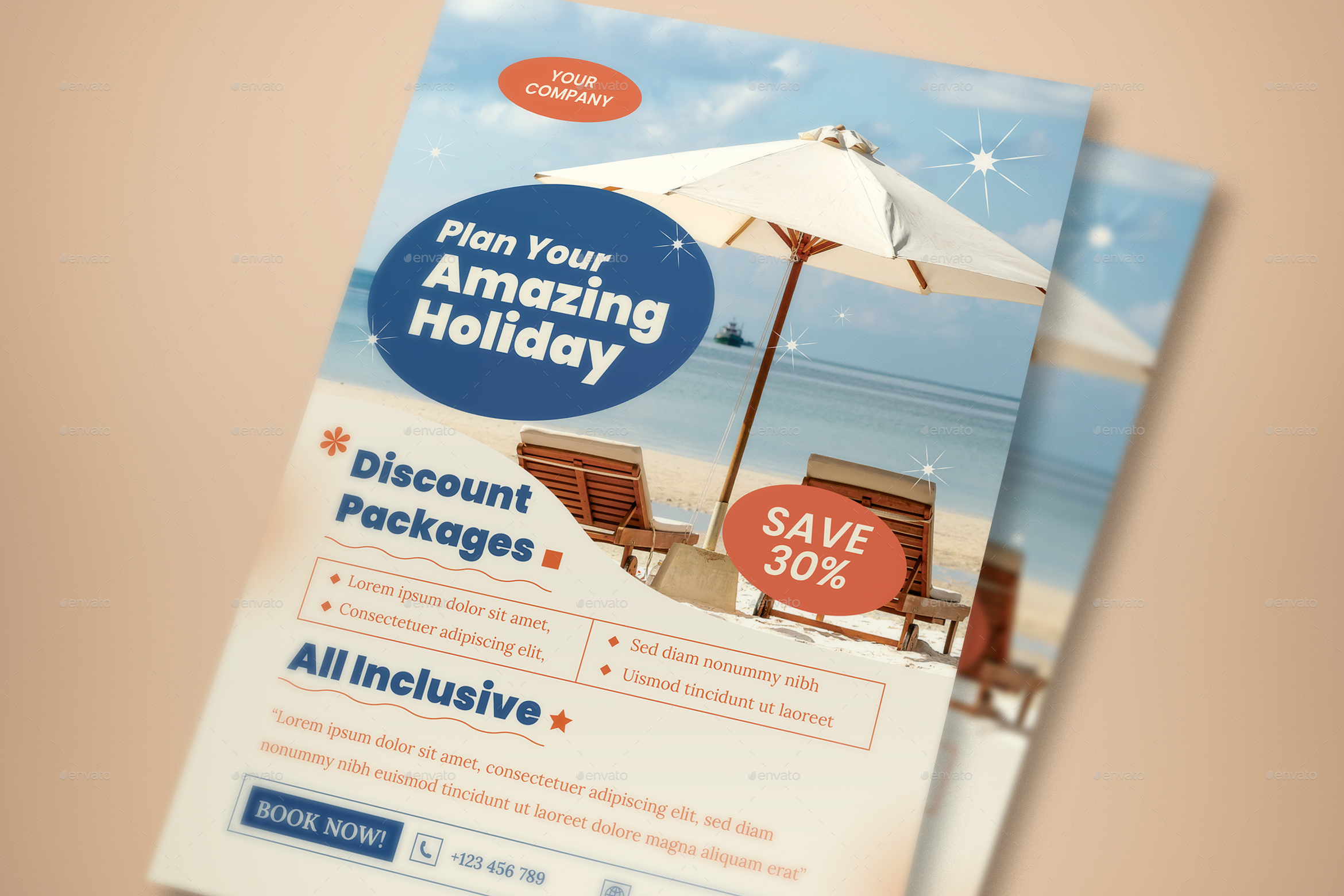 Holiday Promotion Flyer Set, Print Templates | GraphicRiver