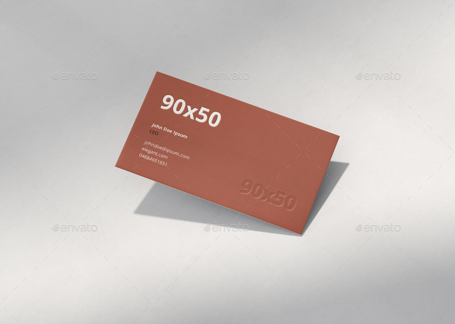 Business Card Mockup Scenes 90x50, Graphics | GraphicRiver