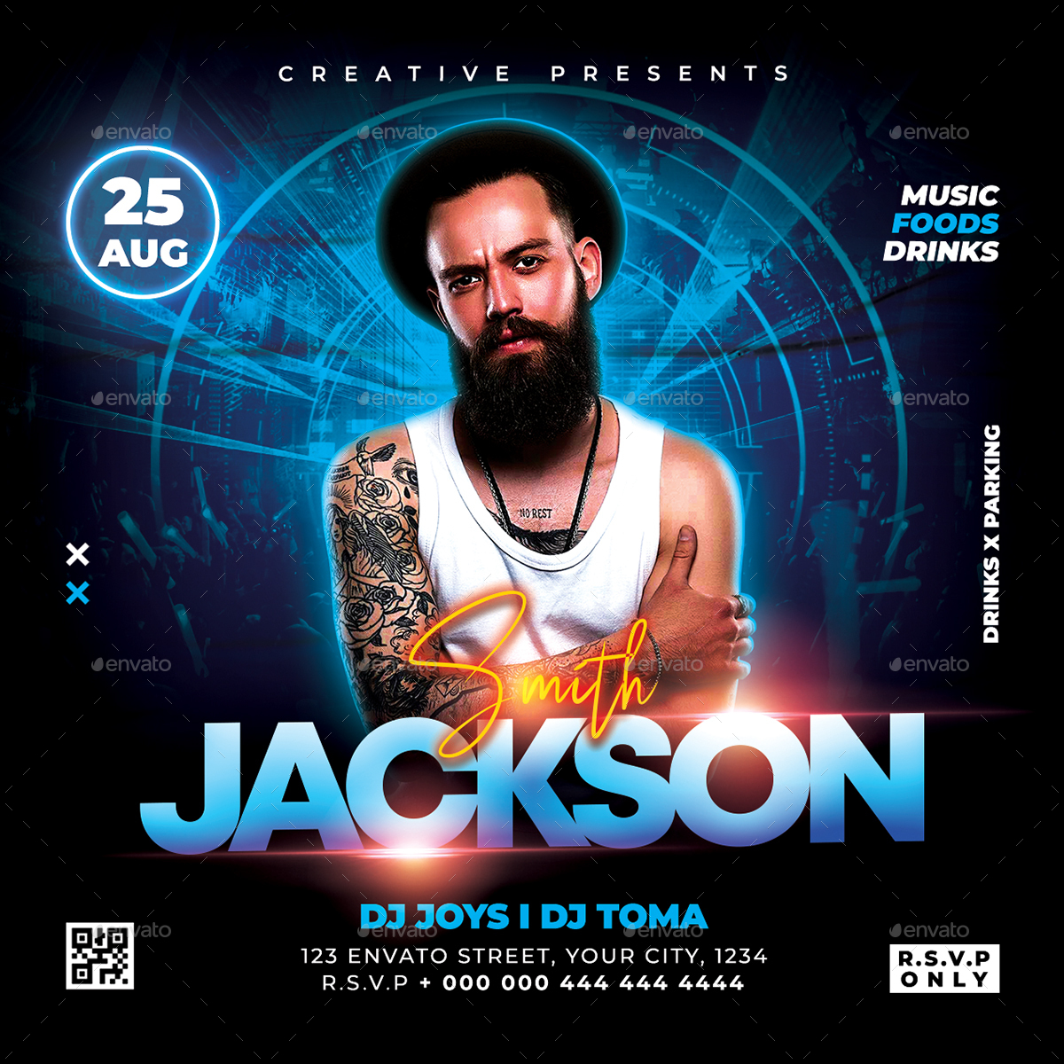 DJ Flyer Bundle, Print Templates | GraphicRiver