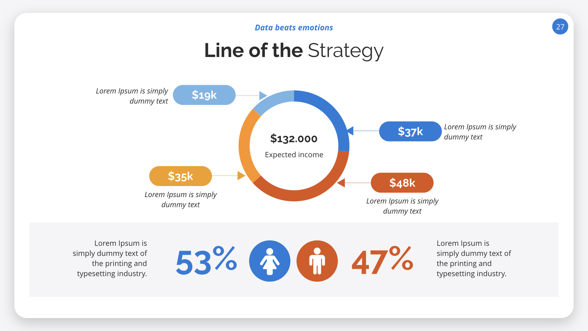 Data Statistic Keynote Presentation Template, Presentation Templates