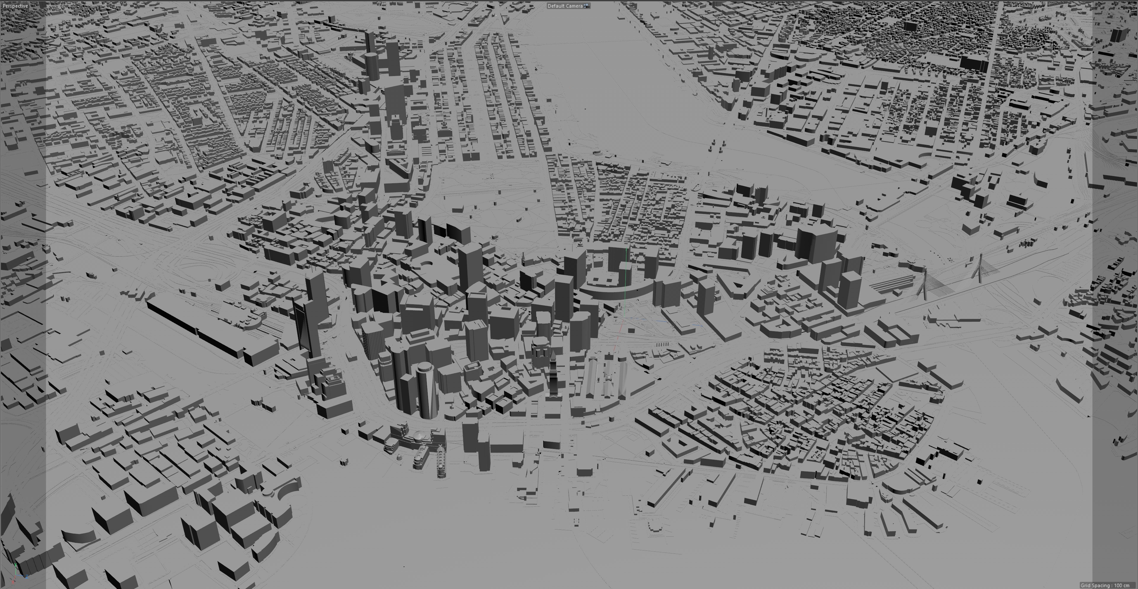 Boston Massachusetts 3D Model 50km by TurboCG | 3DOcean