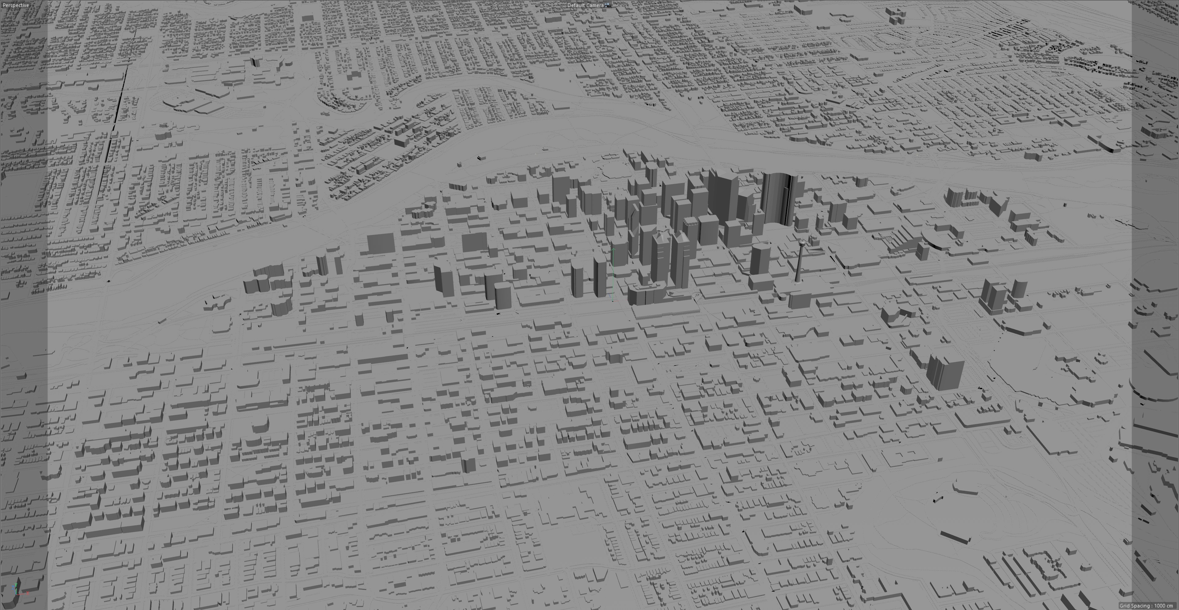 Calgary City Canada 3D Model 60km by TurboCG | 3DOcean