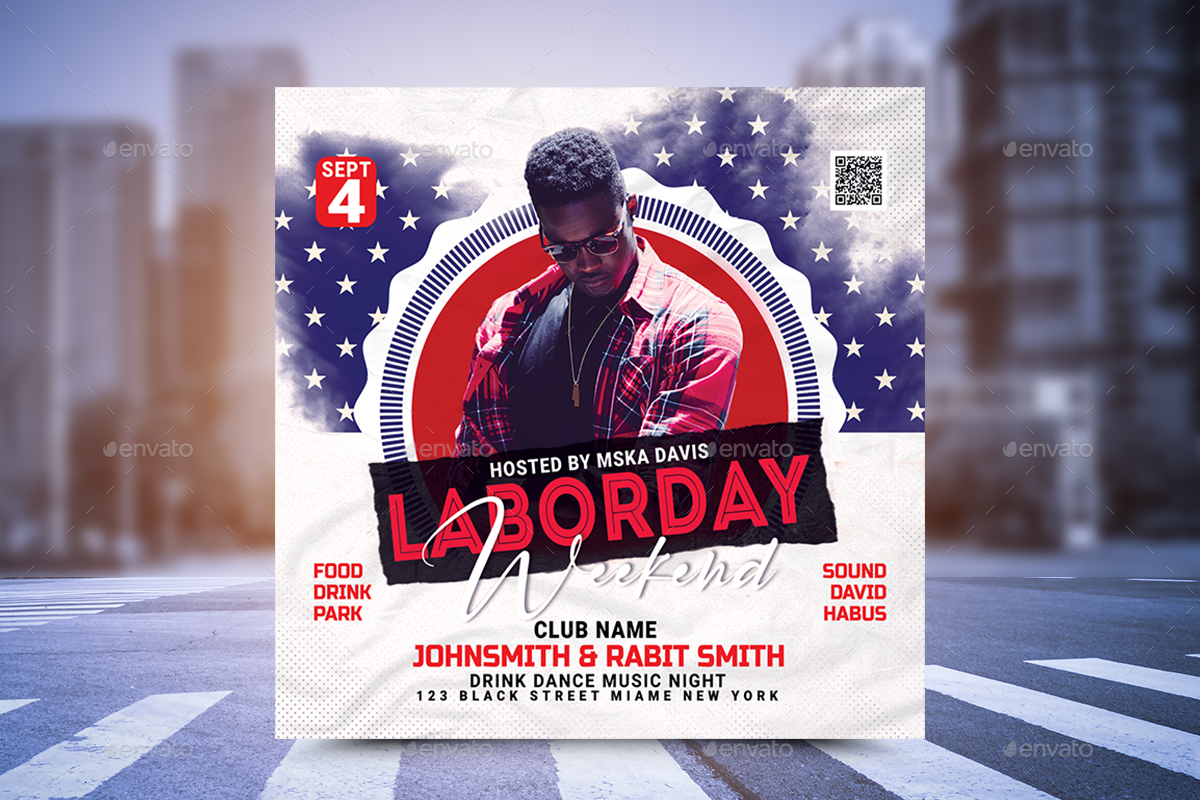 Labor Day Flyer, Print Templates | GraphicRiver