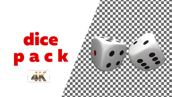 White Dice Transition Loop, Motion Graphics | VideoHive