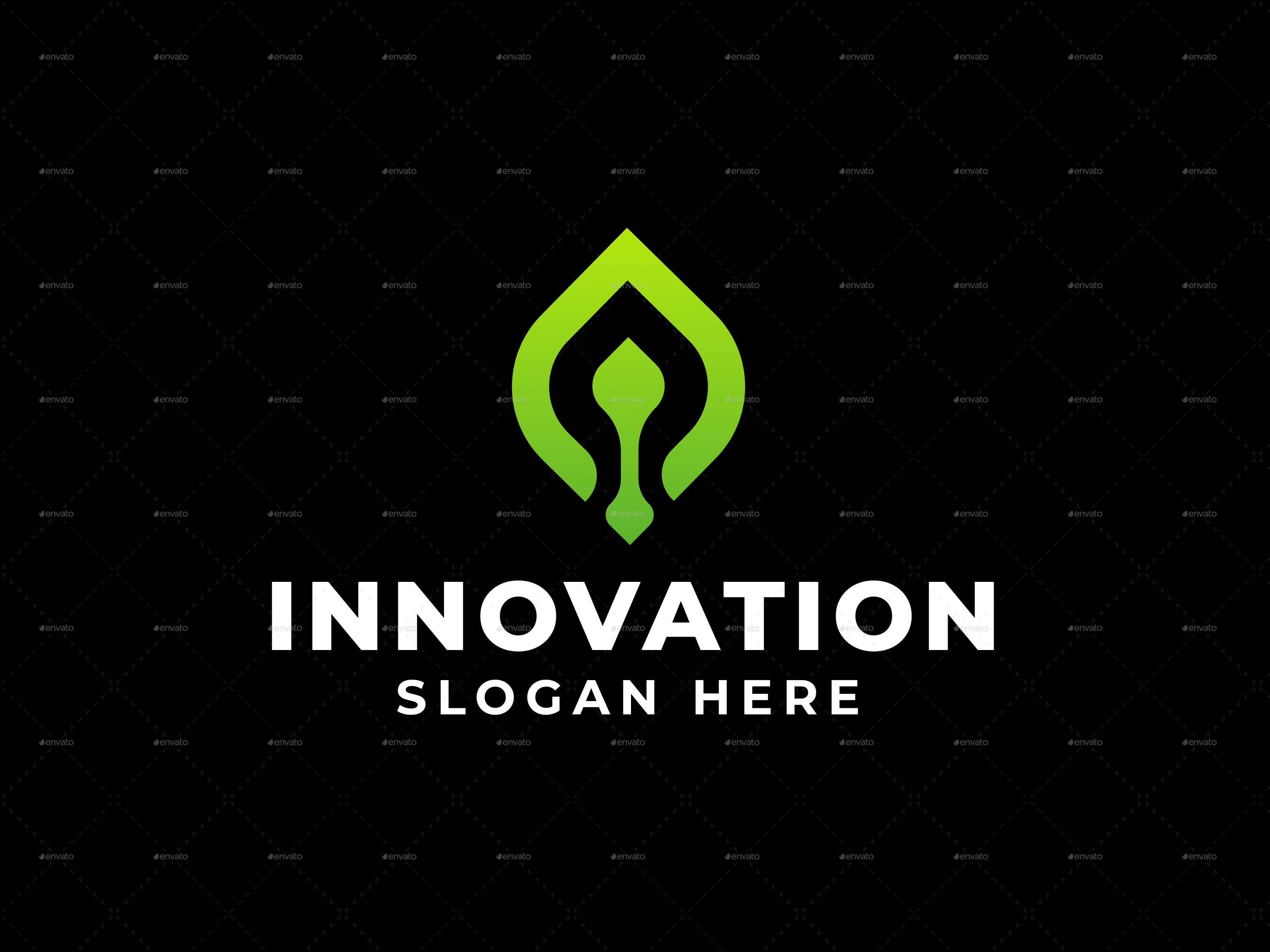 Industrial Innovation Leaf Concept, Logo Templates | GraphicRiver