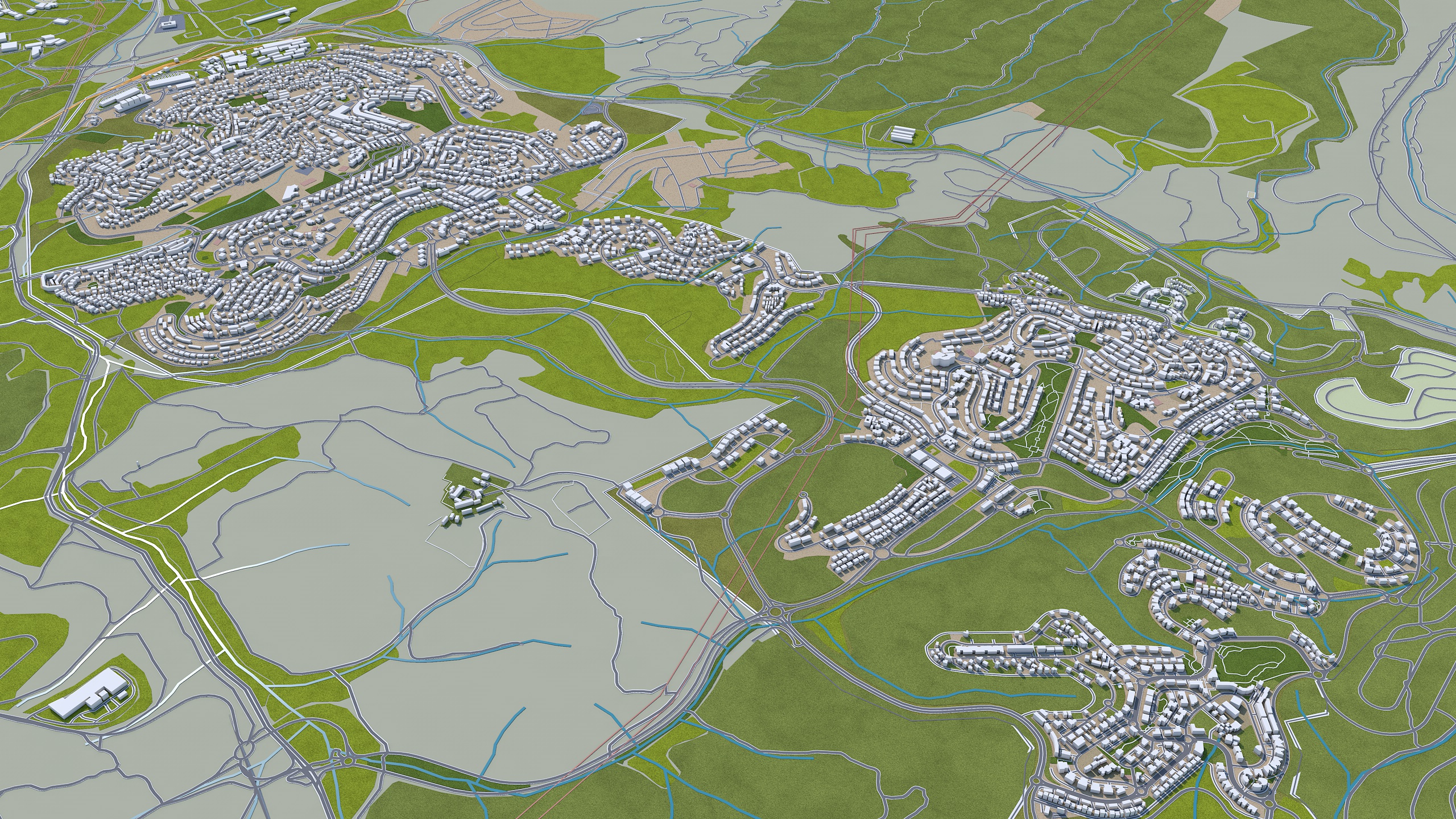 Jerusalem city Israel 3d model 60km by TurboCG | 3DOcean