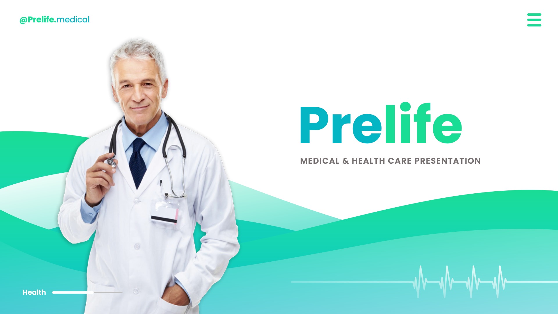 Prelife - Medical & Healthcare Keynote Template, Presentation Templates