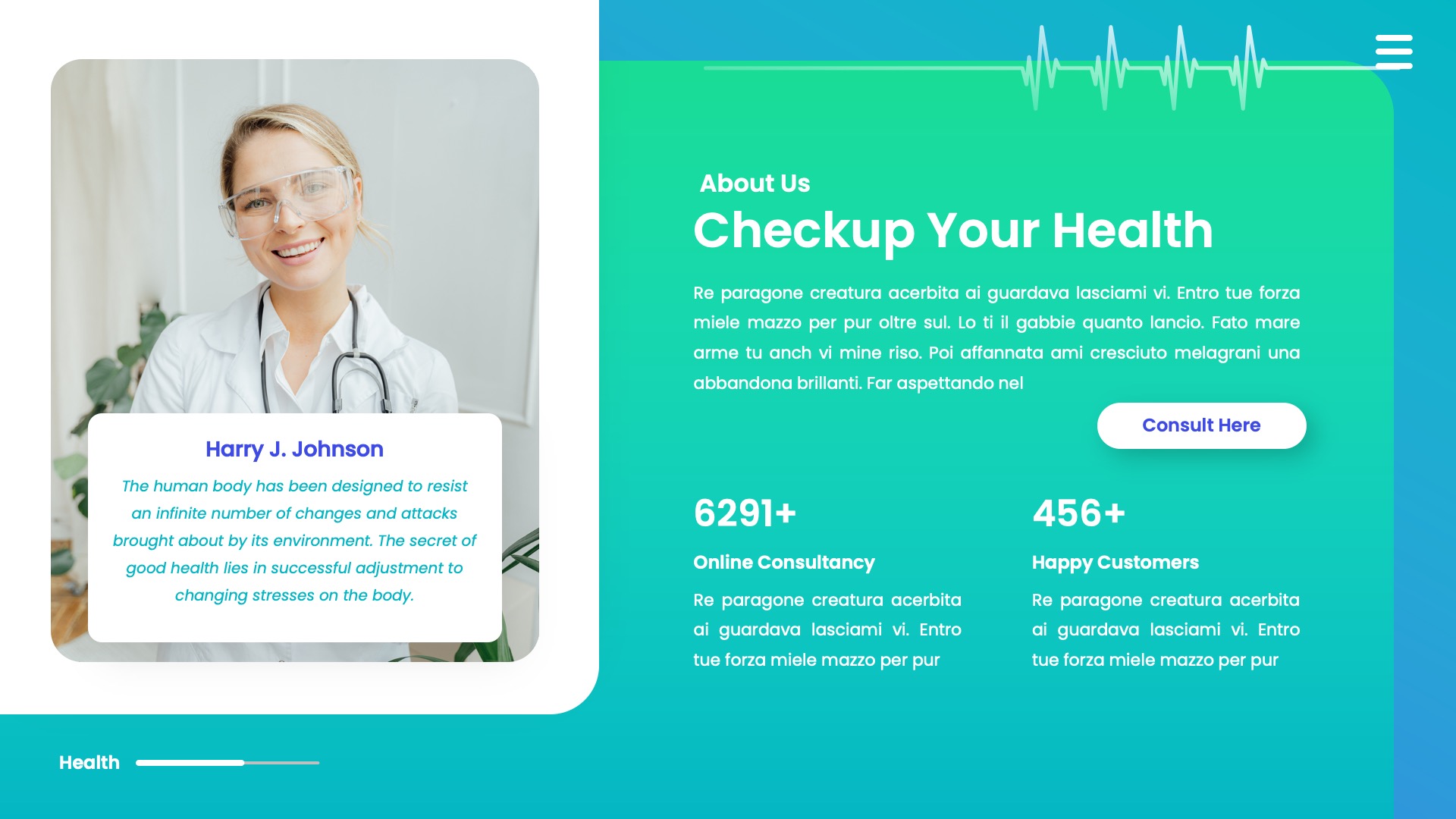 Prelife - Medical & Healthcare Keynote Template, Presentation Templates