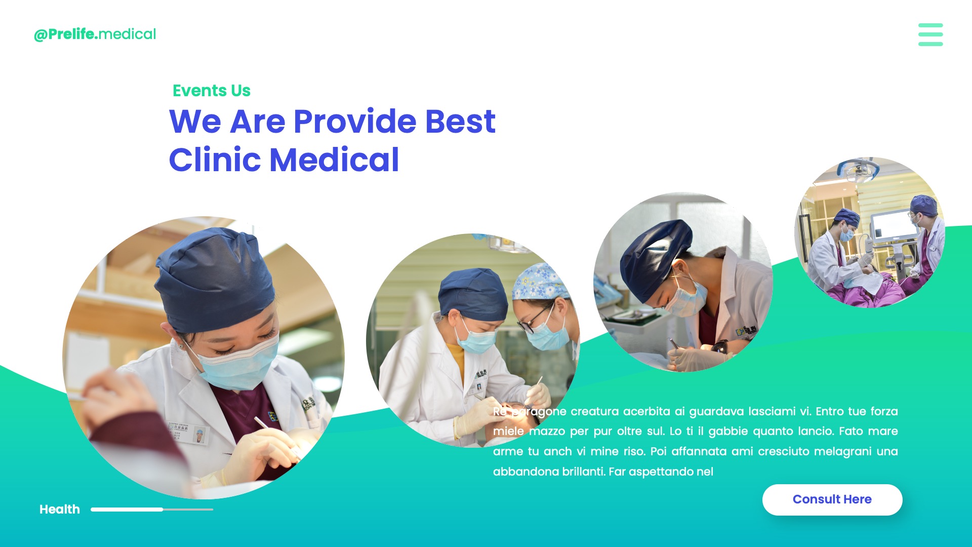 Prelife - Medical & Healthcare Keynote Template, Presentation Templates