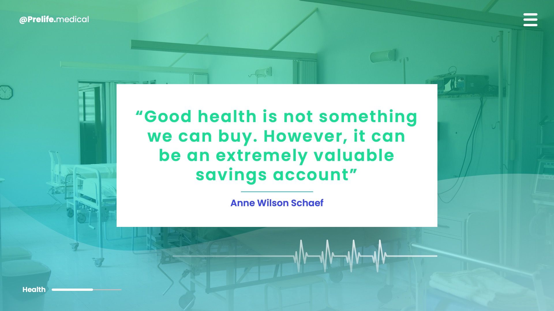 Prelife - Medical & Healthcare Keynote Template, Presentation Templates