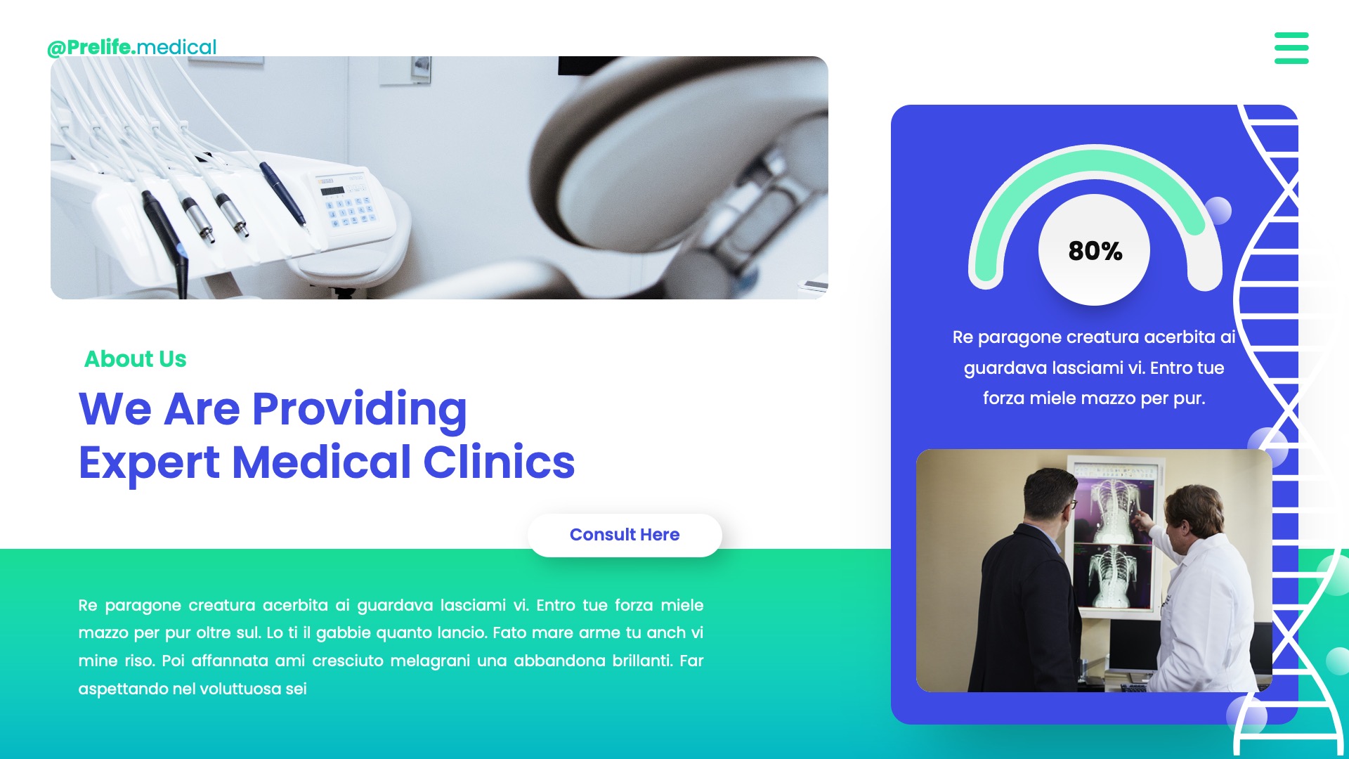 Prelife - Medical & Healthcare Keynote Template, Presentation Templates
