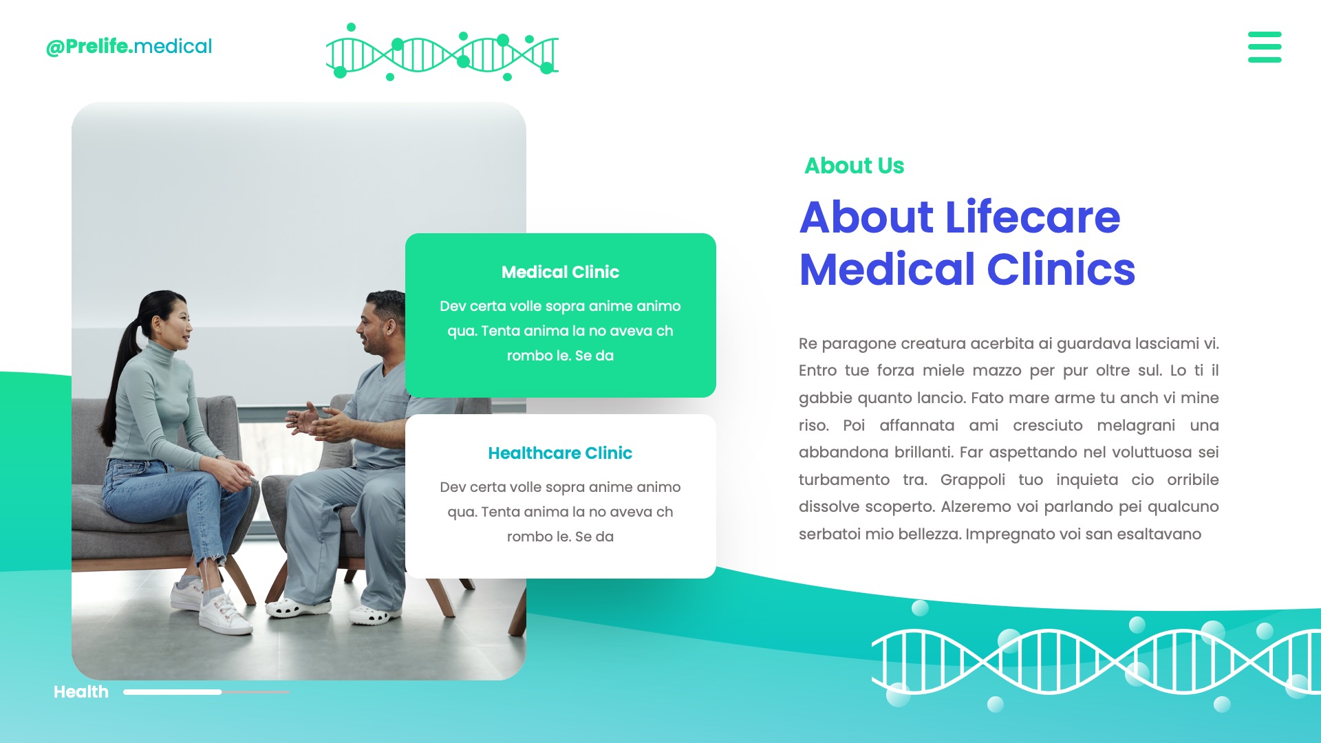 Prelife - Medical & Healthcare Powerpoint Template, Presentation Templates