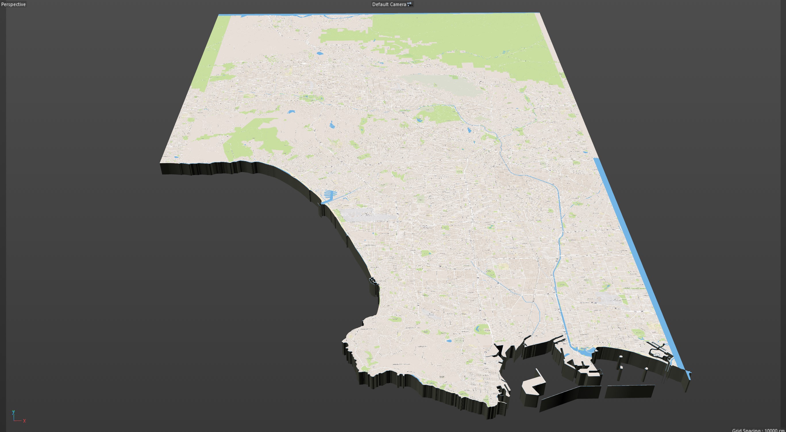 Los Angeles city 3d model 95km by TurboCG | 3DOcean