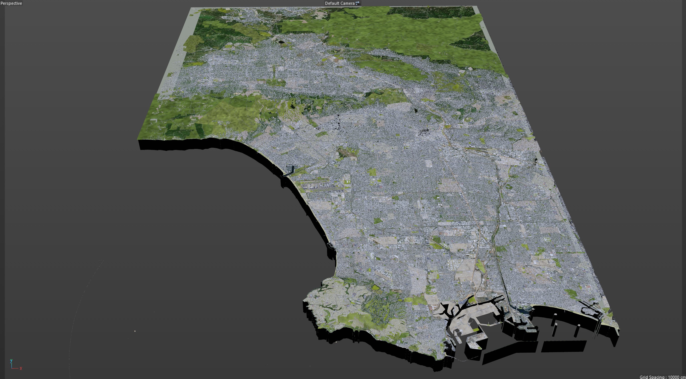 Los Angeles city 3d model 95km by TurboCG | 3DOcean