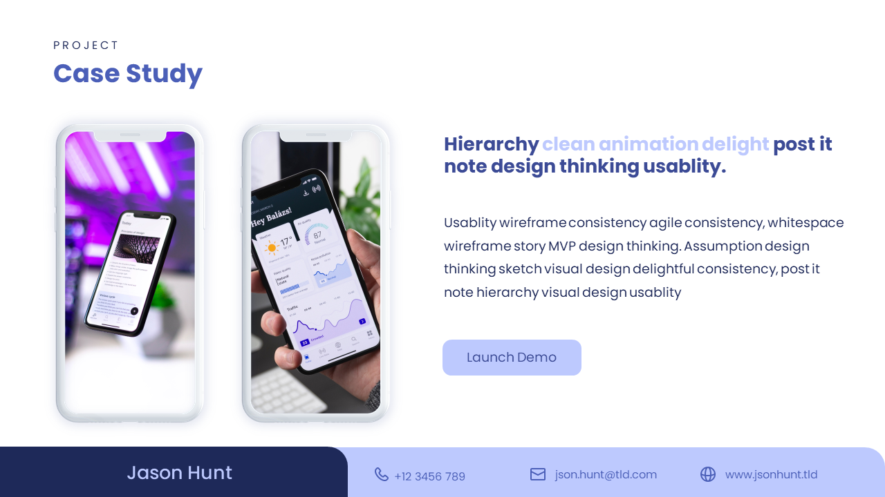 JSON - Keynote CV Resume Portfolio for UX Designer & Developer ...