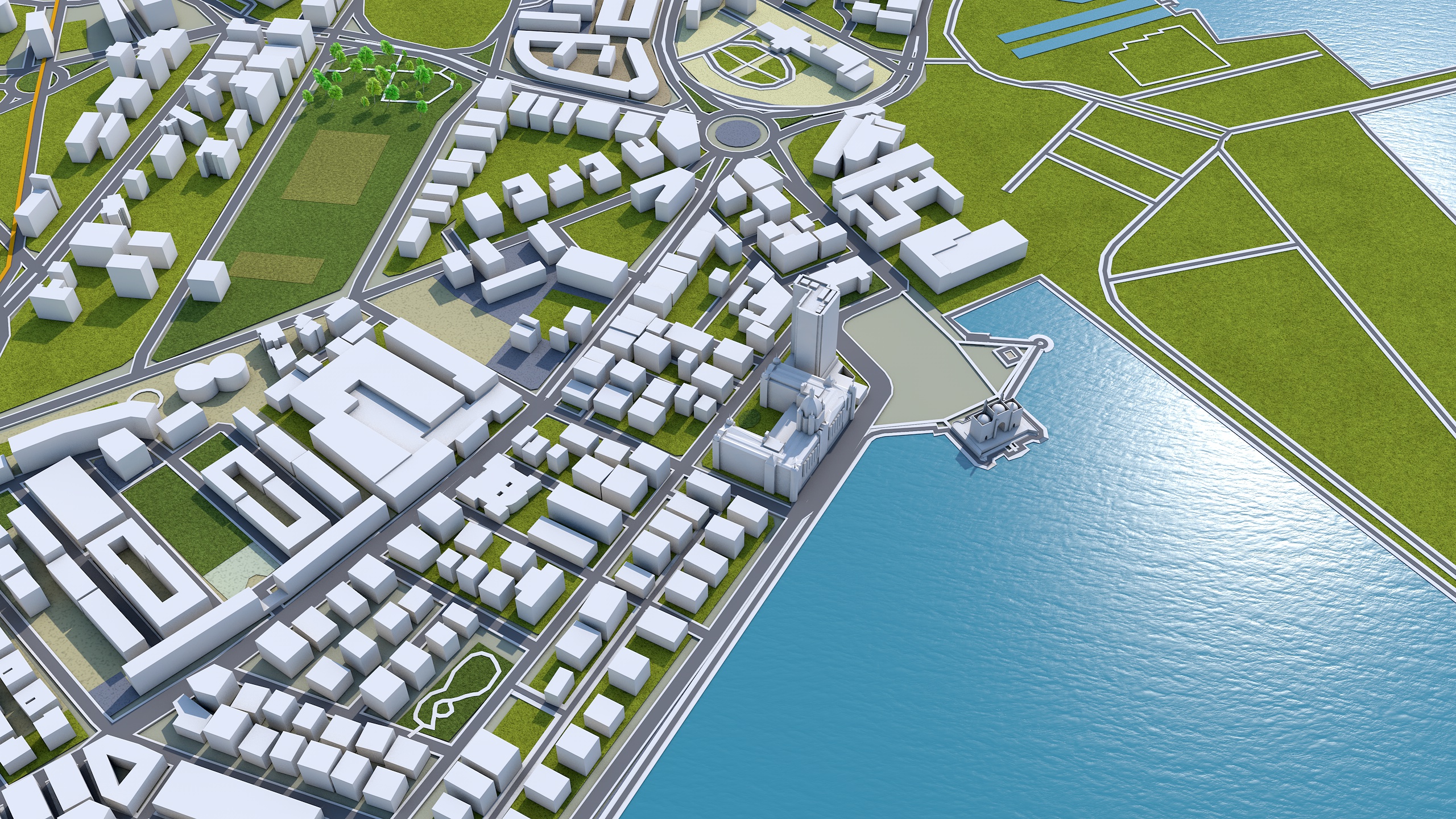 Mumbai city 3d model 50km by TurboCG | 3DOcean