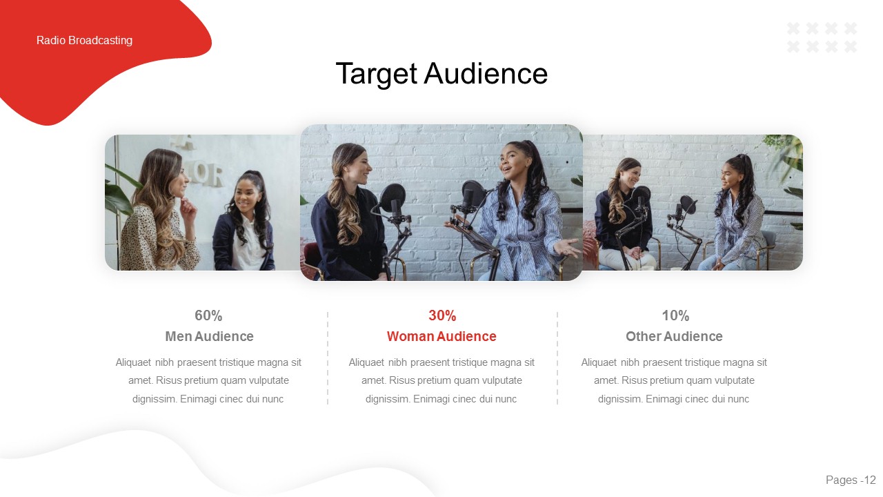 Radio Broadcasting Powerpoint Template Presentation, Presentation Templates