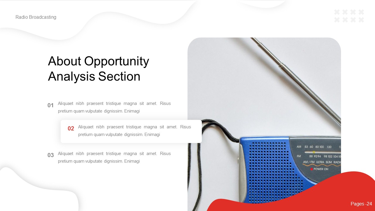 Radio Broadcasting Powerpoint Template Presentation, Presentation Templates