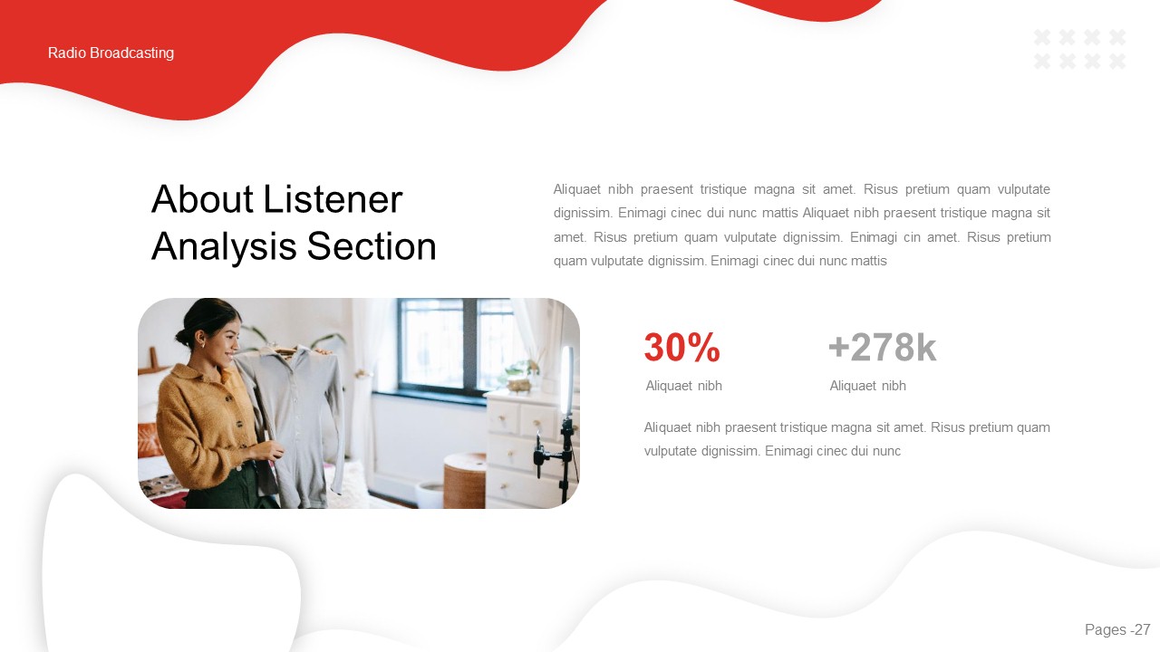 Radio Broadcasting Powerpoint Template Presentation, Presentation Templates