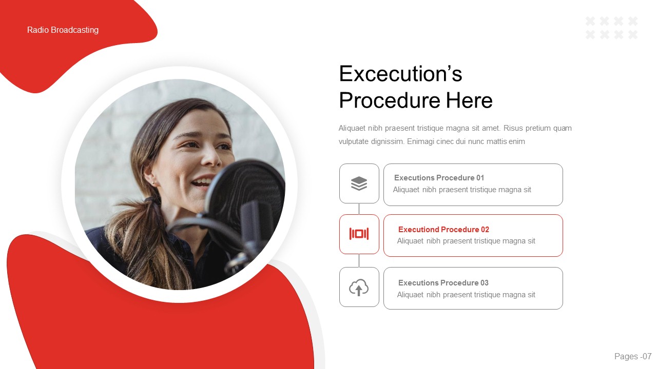 Radio Broadcasting Powerpoint Template Presentation, Presentation Templates