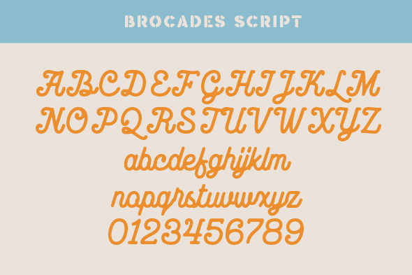 Brocades - Crafted Font, Fonts | GraphicRiver