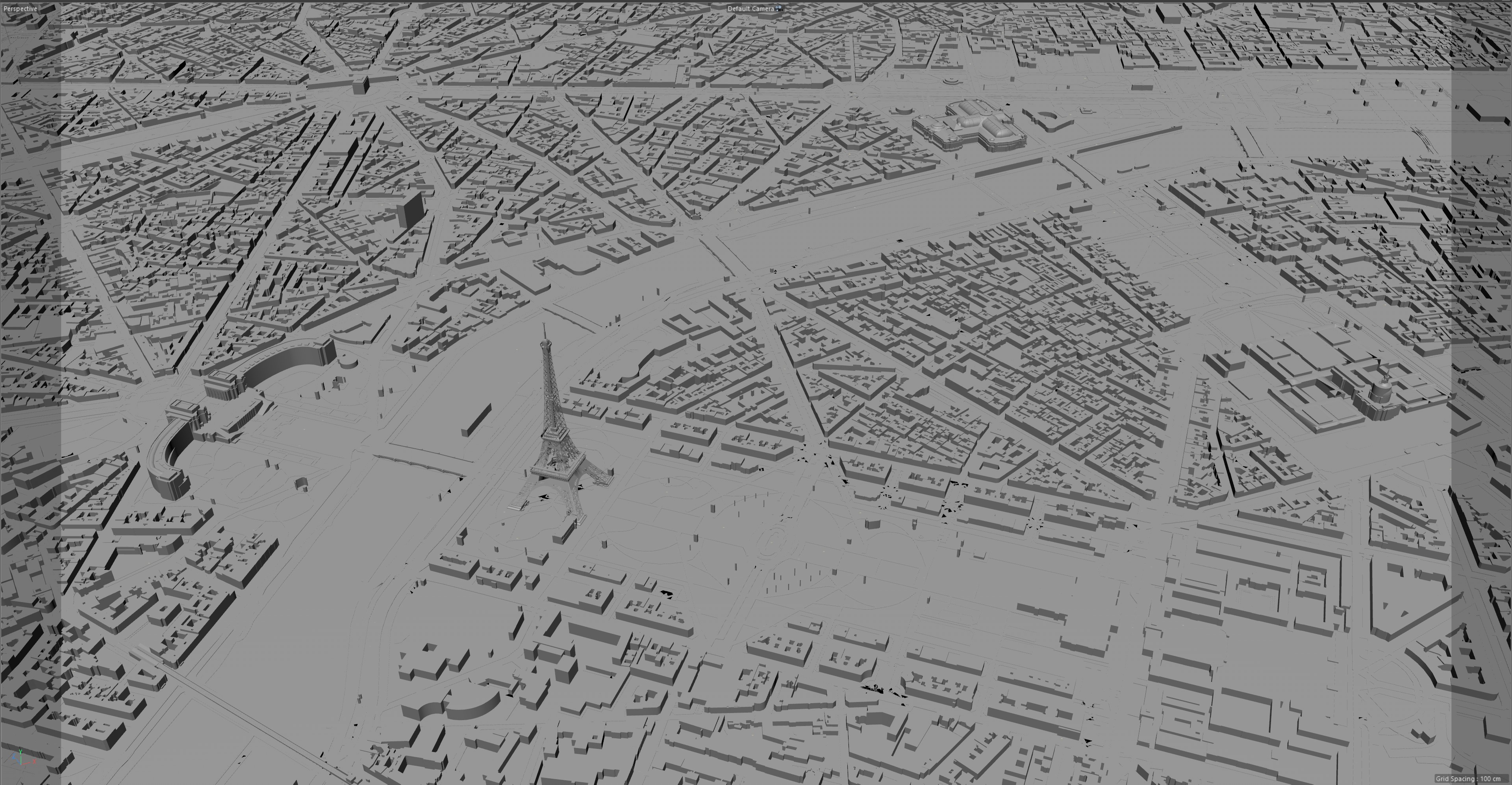 Paris city 3d model 55km by TurboCG | 3DOcean