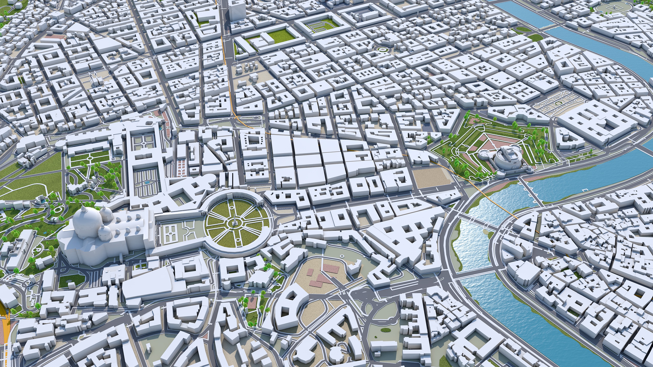 Rome City Italy 3D model 70km by TurboCG | 3DOcean