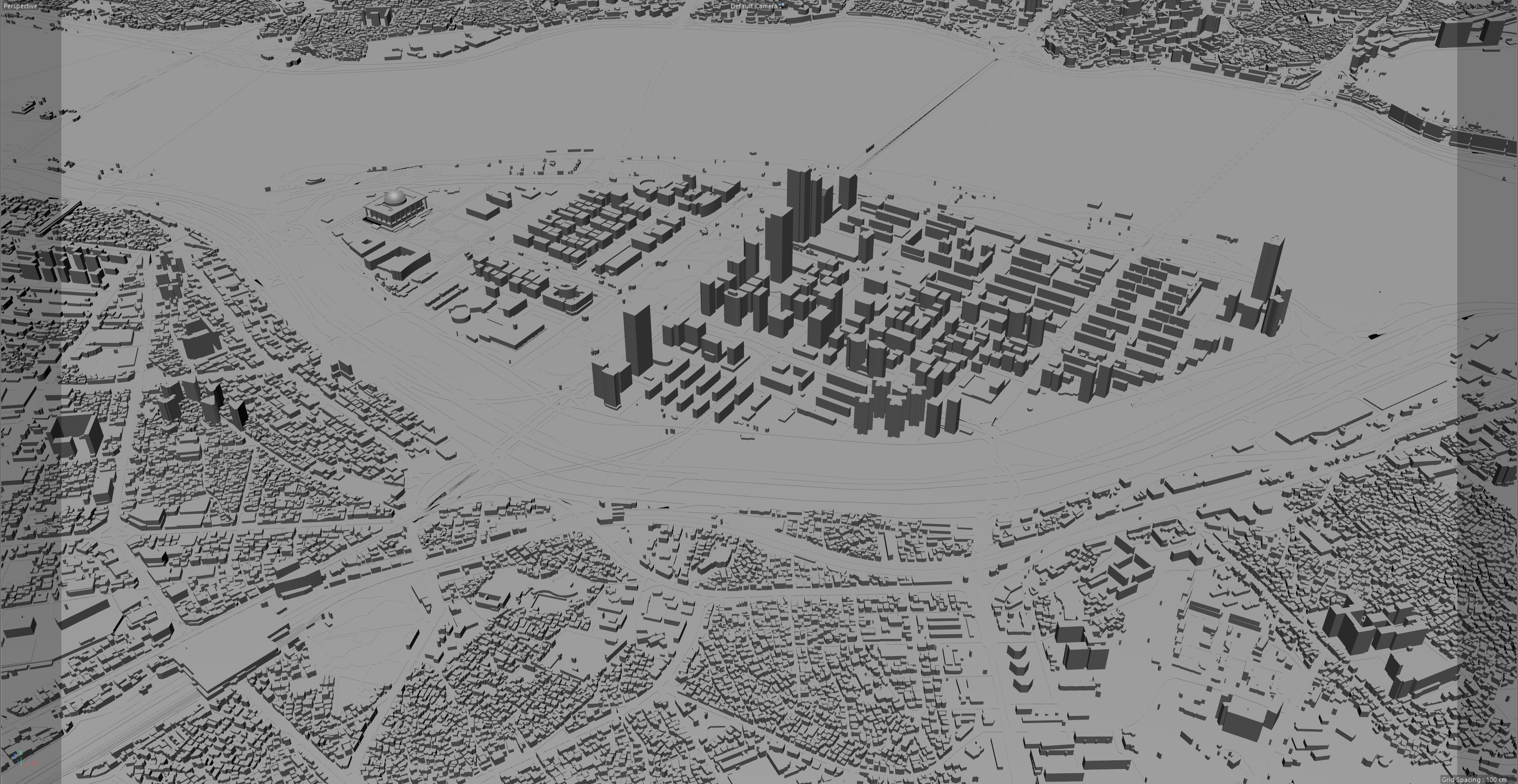 Seoul City Korea 3D model 75km by TurboCG | 3DOcean