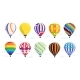 Cartoon Air Balloons, Vectors | GraphicRiver