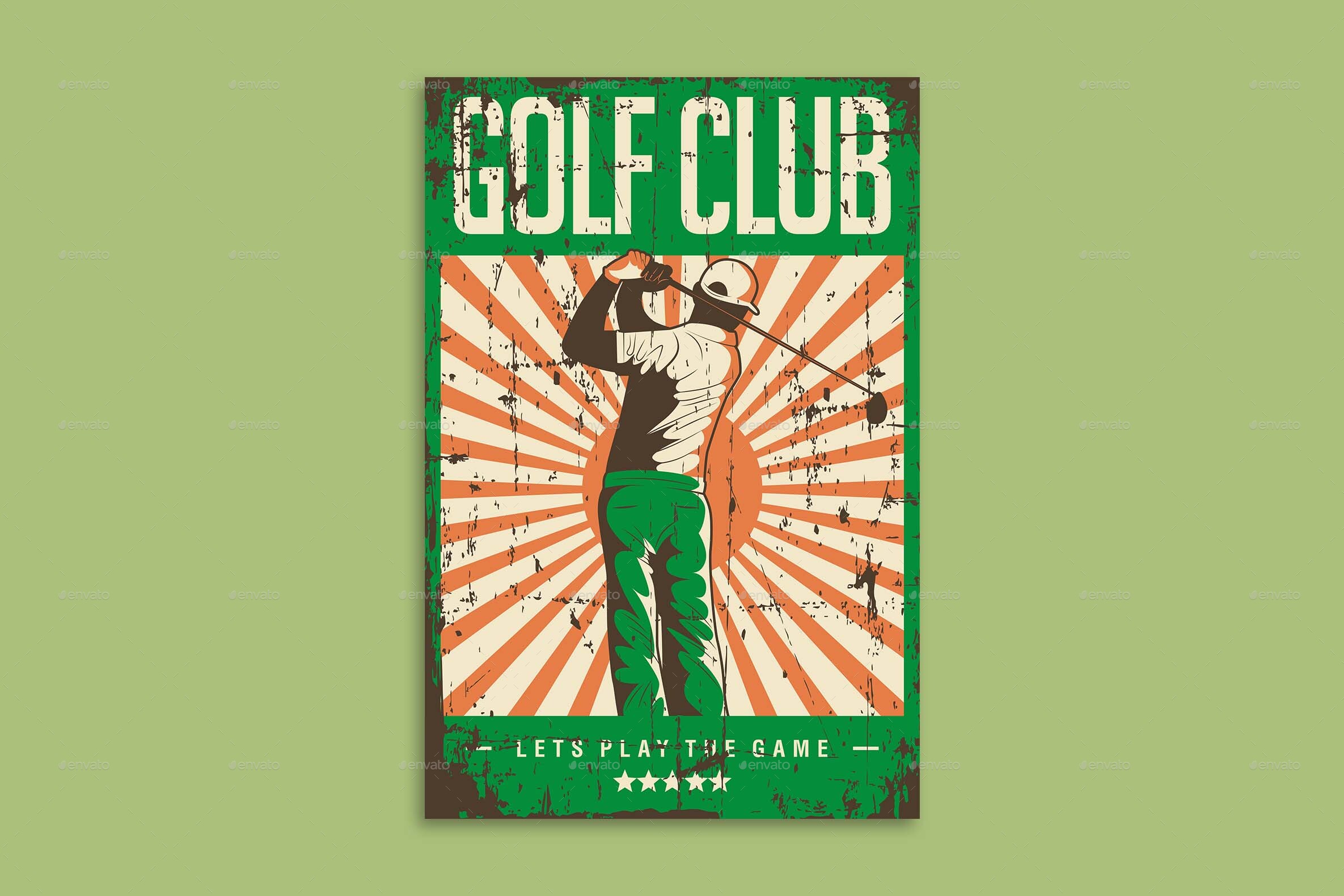 5 Vector Images of Retro Golf Poster, Vectors | GraphicRiver