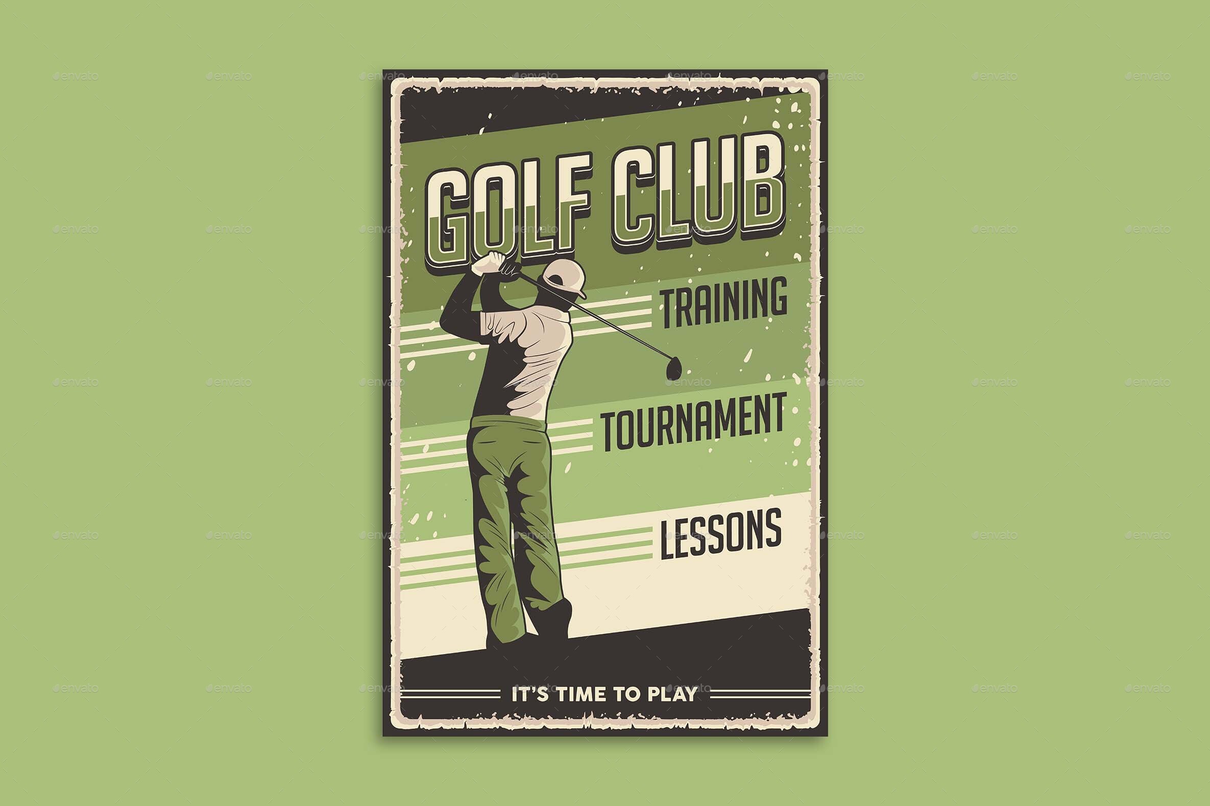 5 Vector Images of Retro Golf Poster, Vectors | GraphicRiver