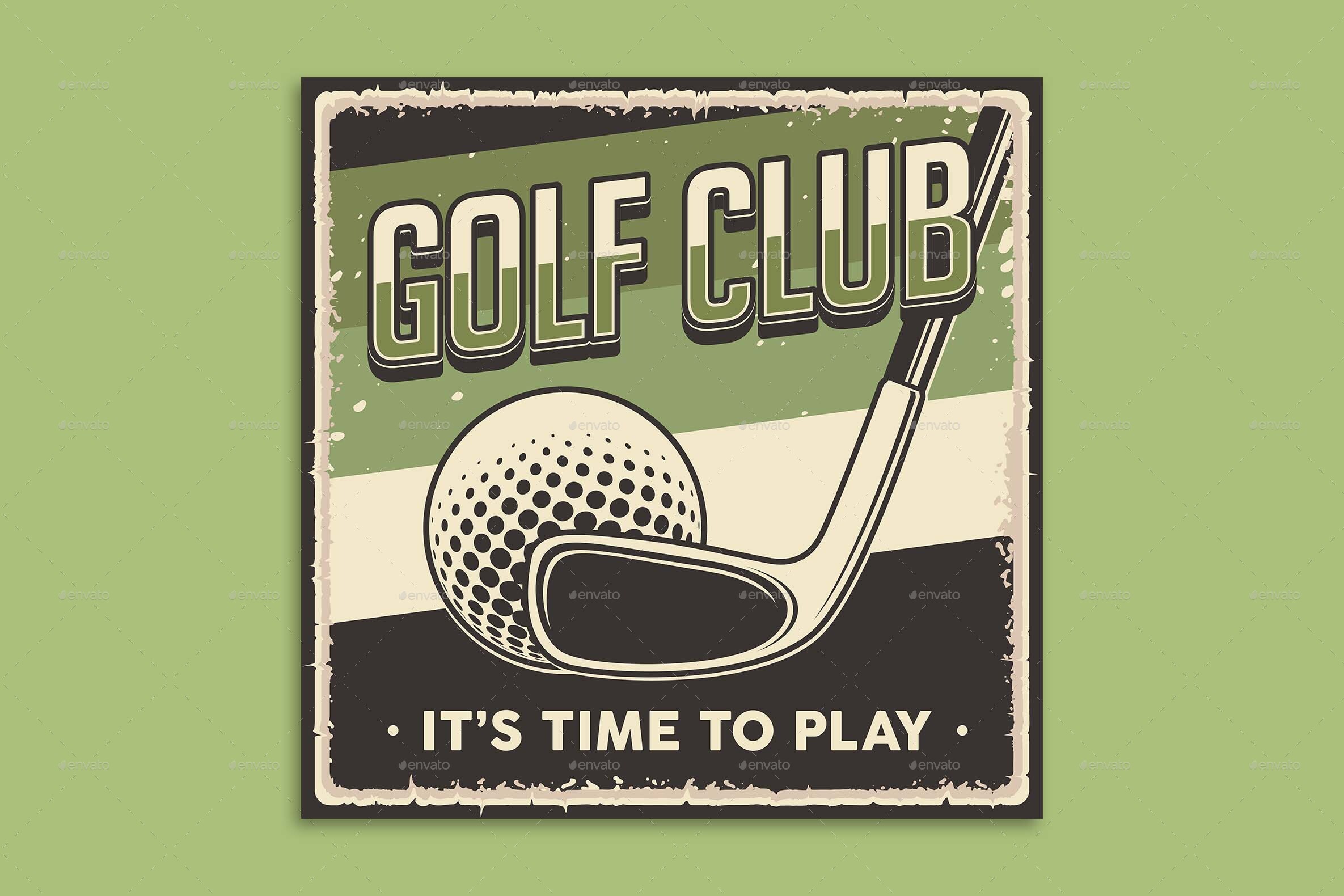 5 Vector Images of Retro Golf Poster, Vectors | GraphicRiver