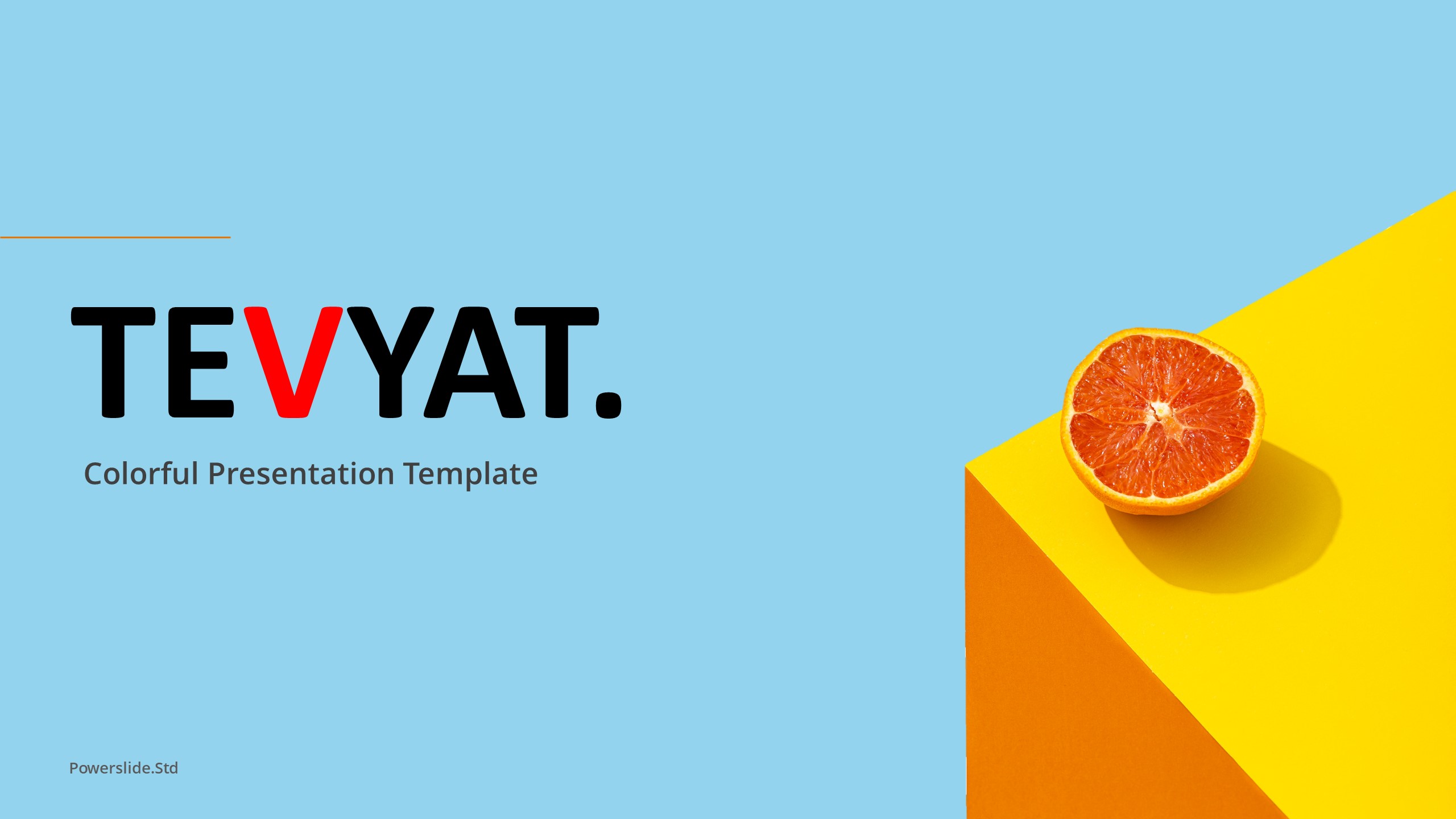 Tevyat - Creative Colorful Presentation PowerPoint Template ...