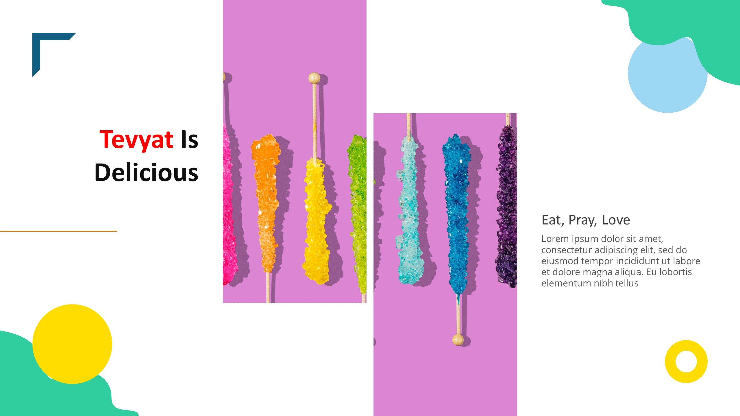 Tevyat - Creative Colorful Presentation PowerPoint Template ...