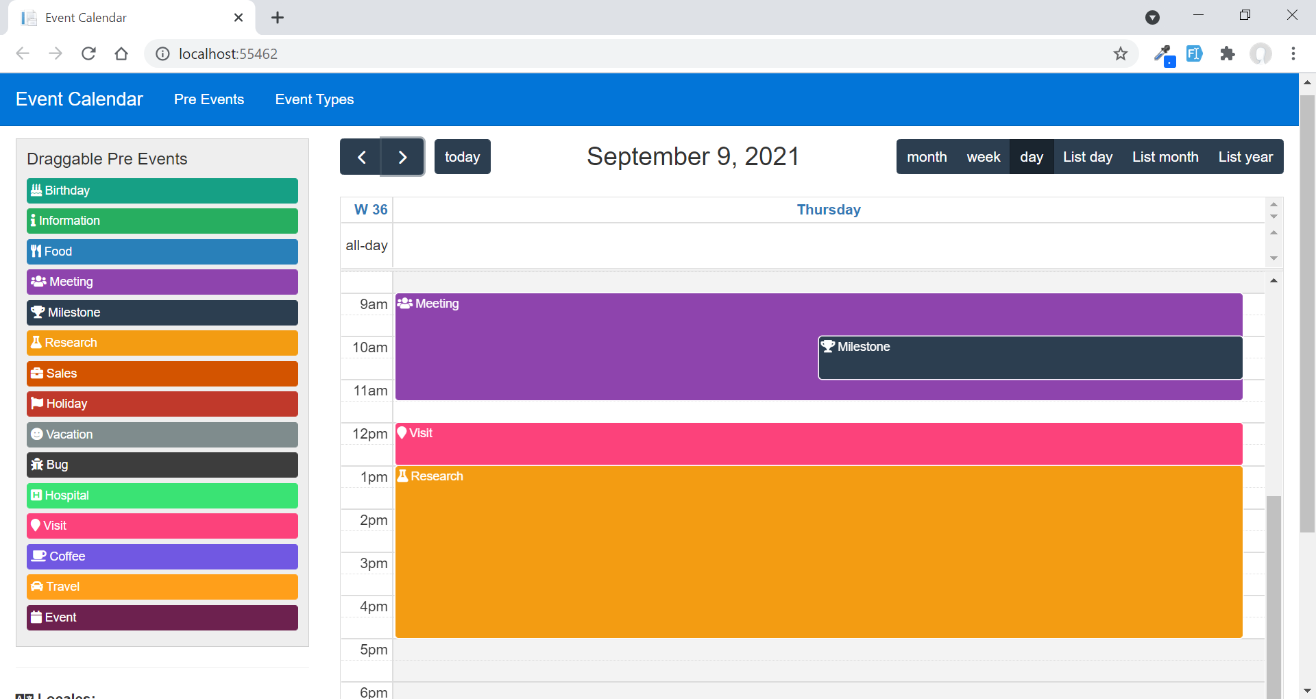 Multipurpose Event Calendar by dynomix | CodeCanyon