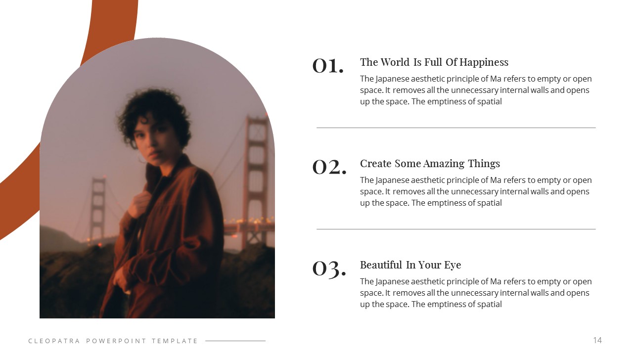 Cleopatra Minimalist Boho Powerpoint Template, Presentation Templates