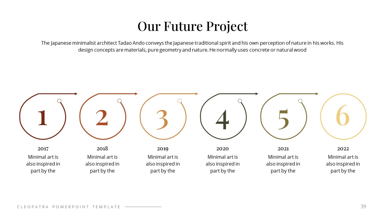 Cleopatra Minimalist Boho Powerpoint Template, Presentation Templates