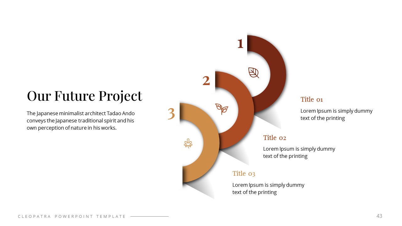 Cleopatra Minimalist Boho Powerpoint Template, Presentation Templates