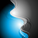 Blue and black abstract background with waves, Vectors | GraphicRiver