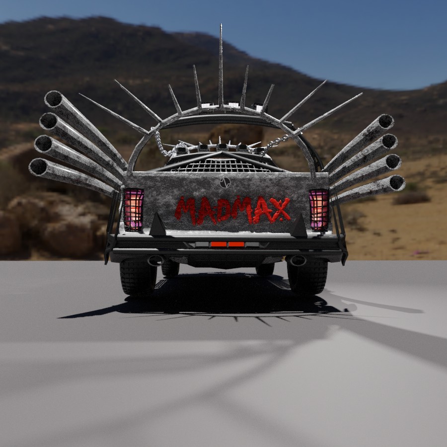 madmax car by alinabil1 | 3DOcean