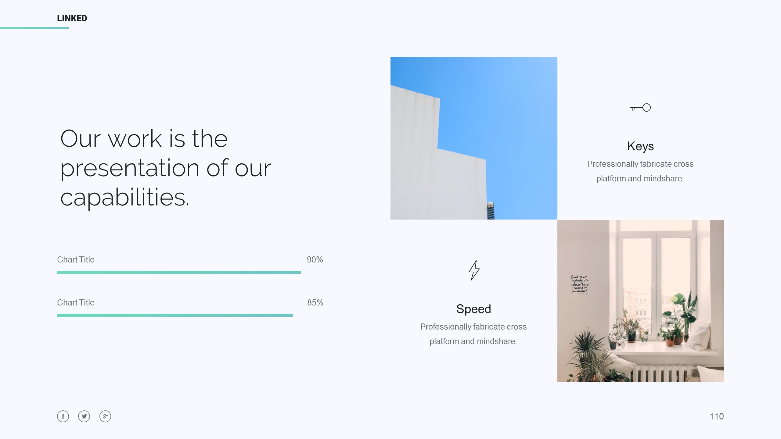 Linked Minimal Powerpoint Template, Presentation Templates | GraphicRiver