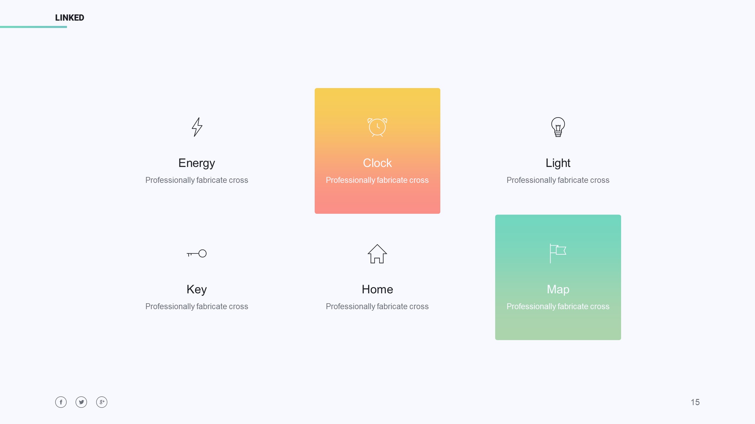 Linked Minimal Powerpoint Template, Presentation Templates | GraphicRiver