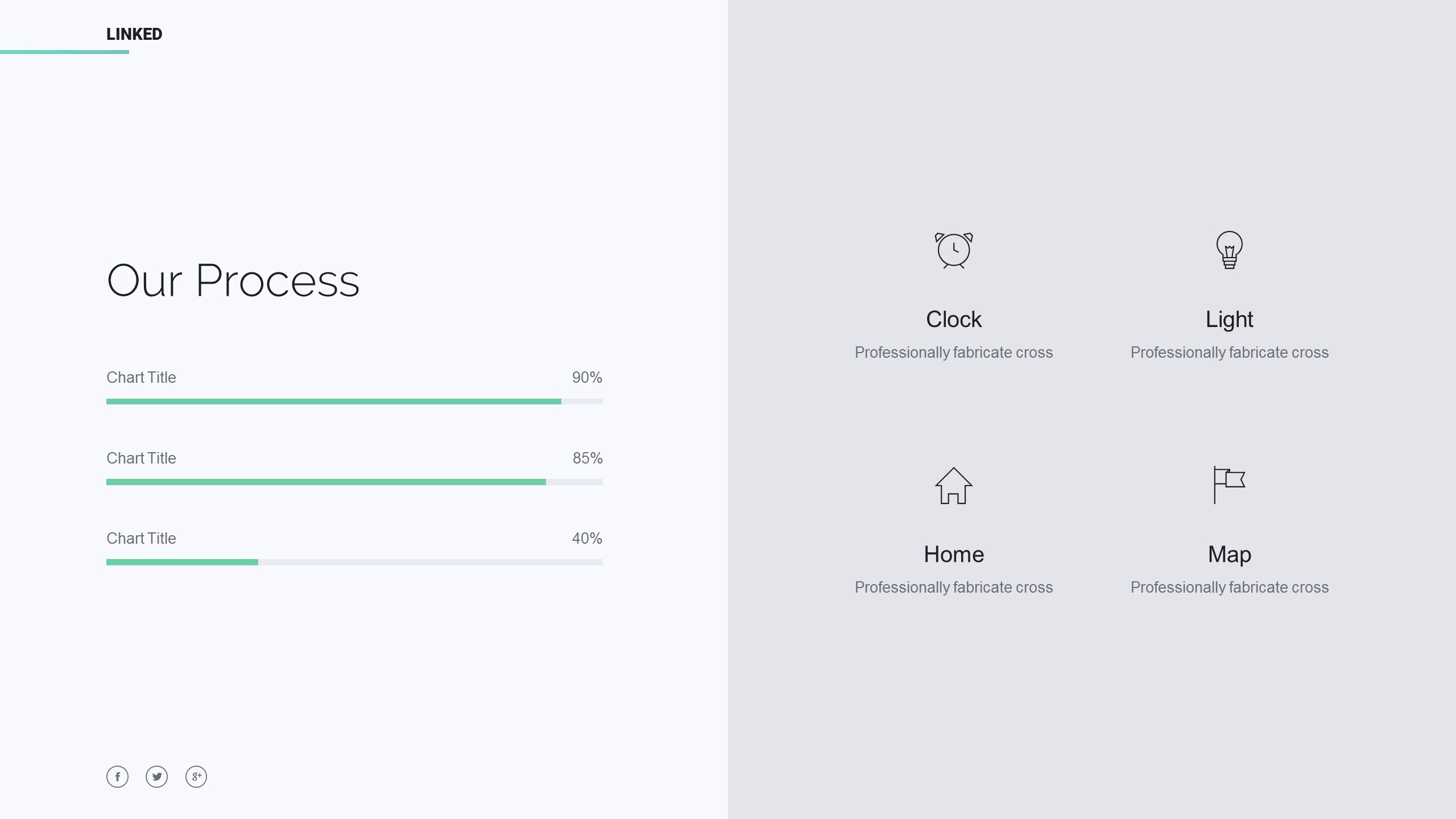 Linked Minimal Powerpoint Template, Presentation Templates | GraphicRiver